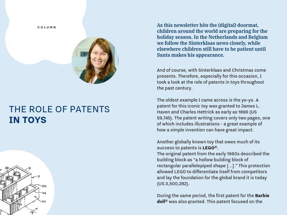 Patents in toys - EN_IP Leads Wintereditie 2025