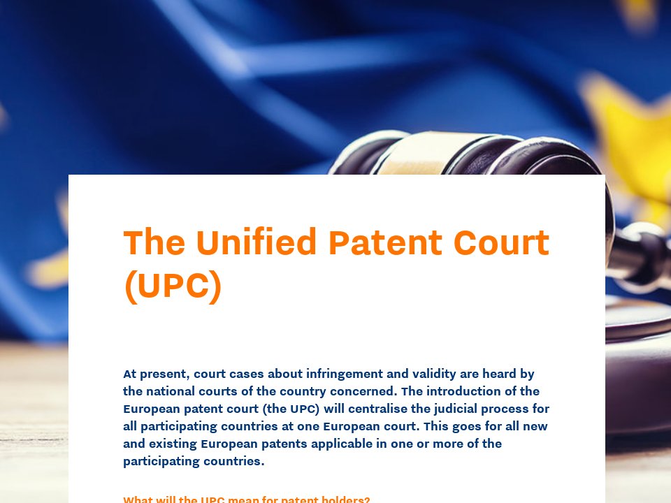 Participating countries - UP-UPC online brochure